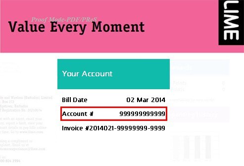 Cable & Wireless Account Number Change Notification